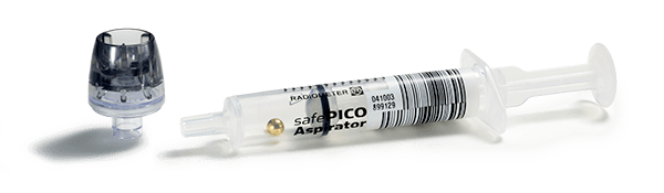 safePICO動脈血サンプラー(血ガス キット)による動脈血採血 - Radiometer.co.jp